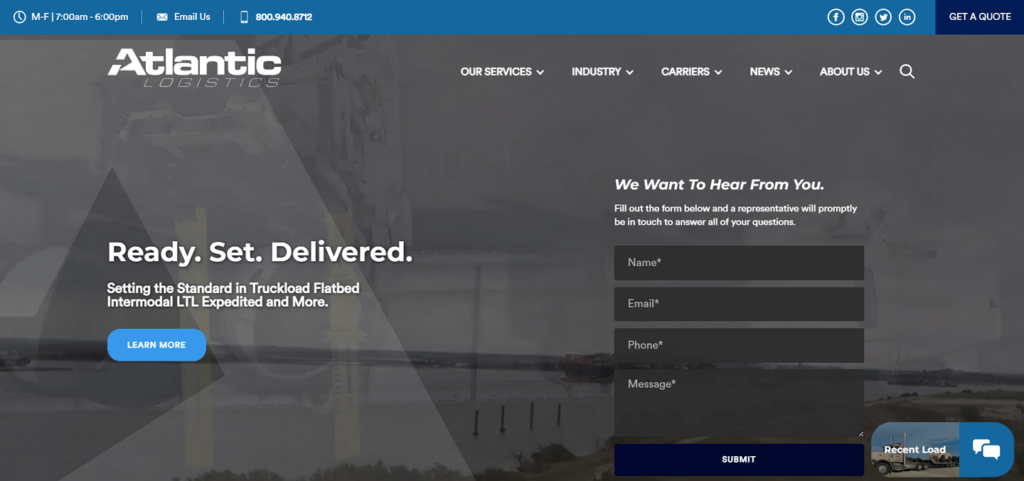 Atlantic Logistics: Load Board Prices & Reviews - Fleet Logging